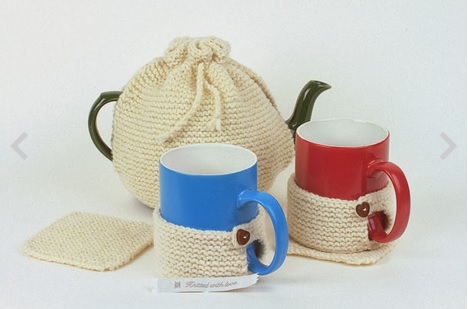 Knitting Pattern - Tea Cozy Set